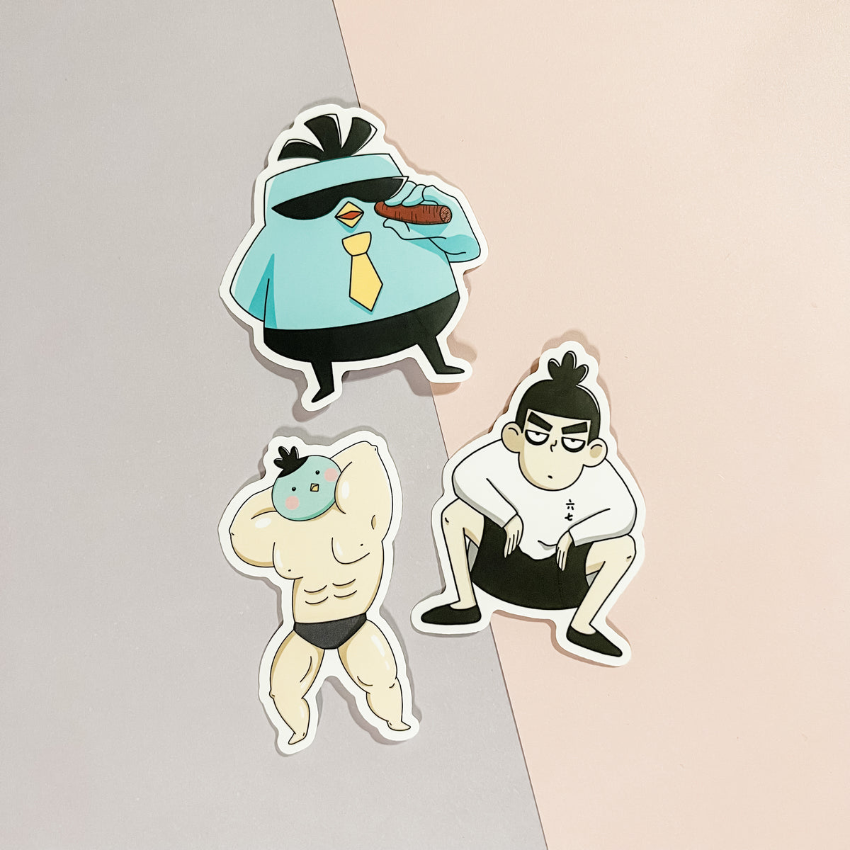 Scissor Seven Stickers – Kofuku Art Studio